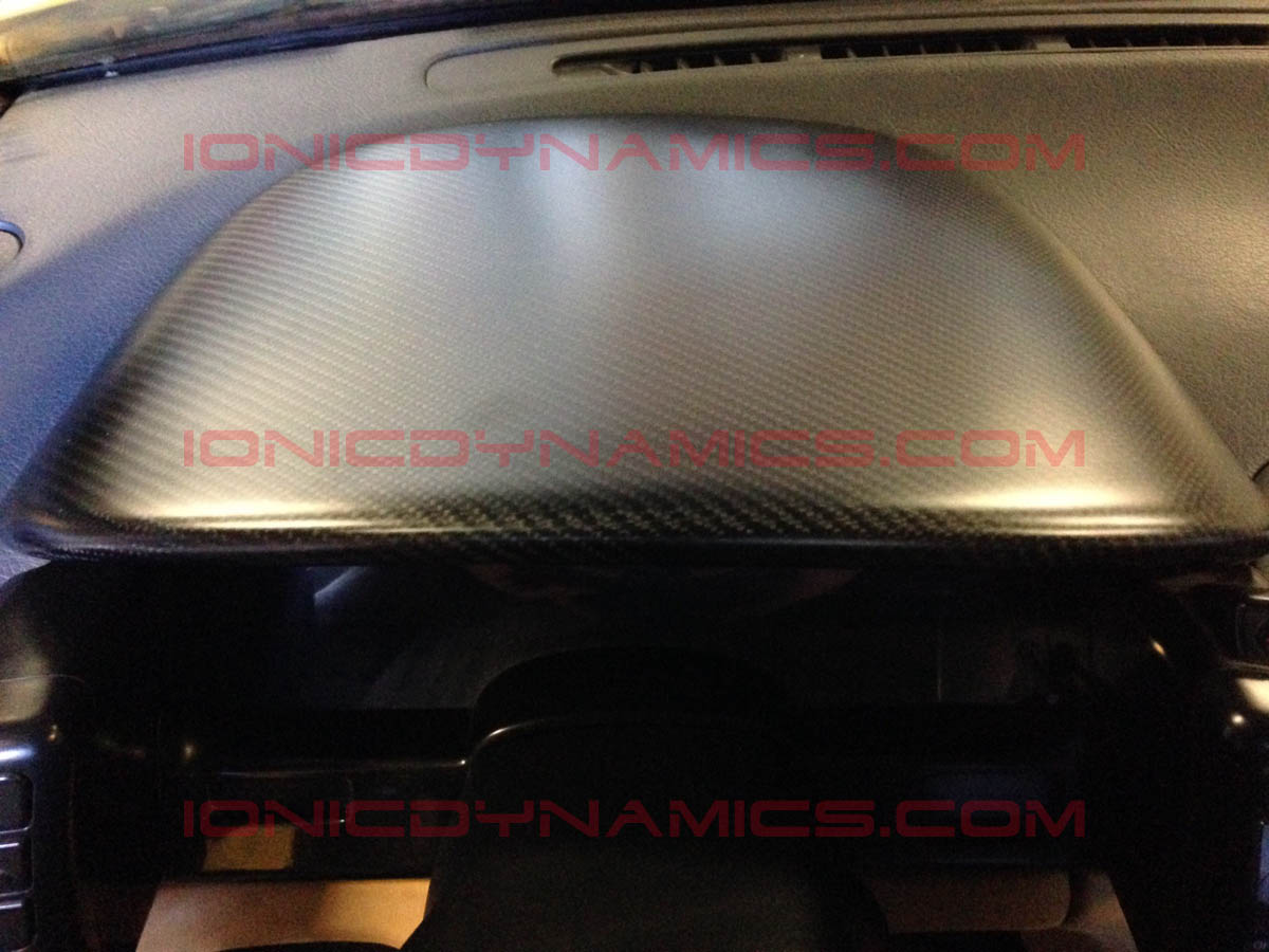 300zx Dash gauge cover in Carbon Fiber – Ionic Dynamics