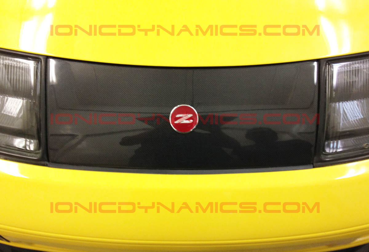 300zx OEM flat nose panel in Carbon Fiber or fiberglass. – Ionic Dynamics