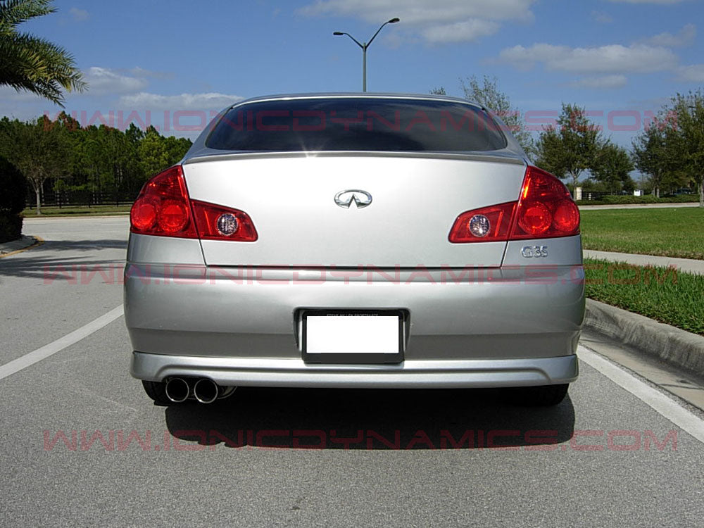 2003-2004 G35 Nismo replica rear valance lip – Ionic Dynamics