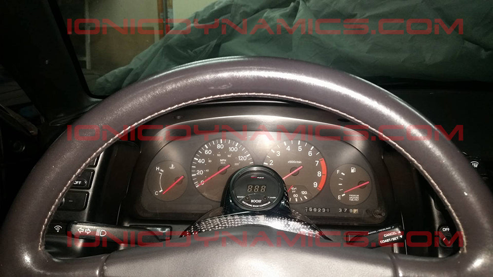 300zx Steering column mounted gauge pod. – Ionic Dynamics
